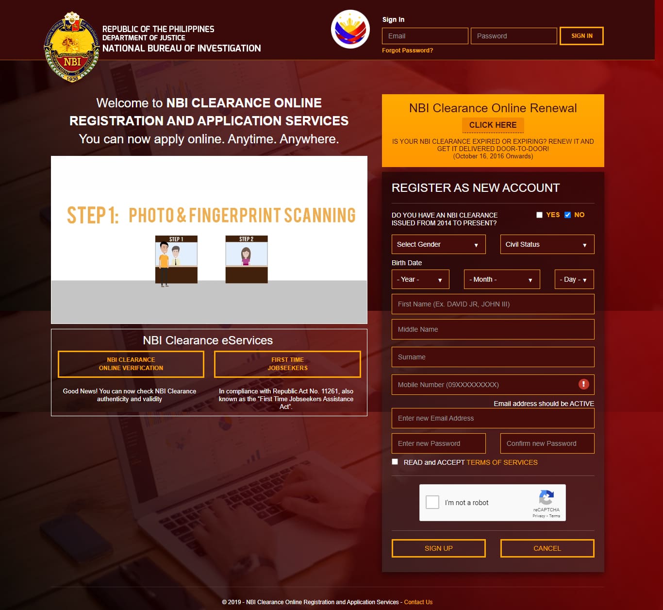 NBI Clearance Online And NBI Online Appointment