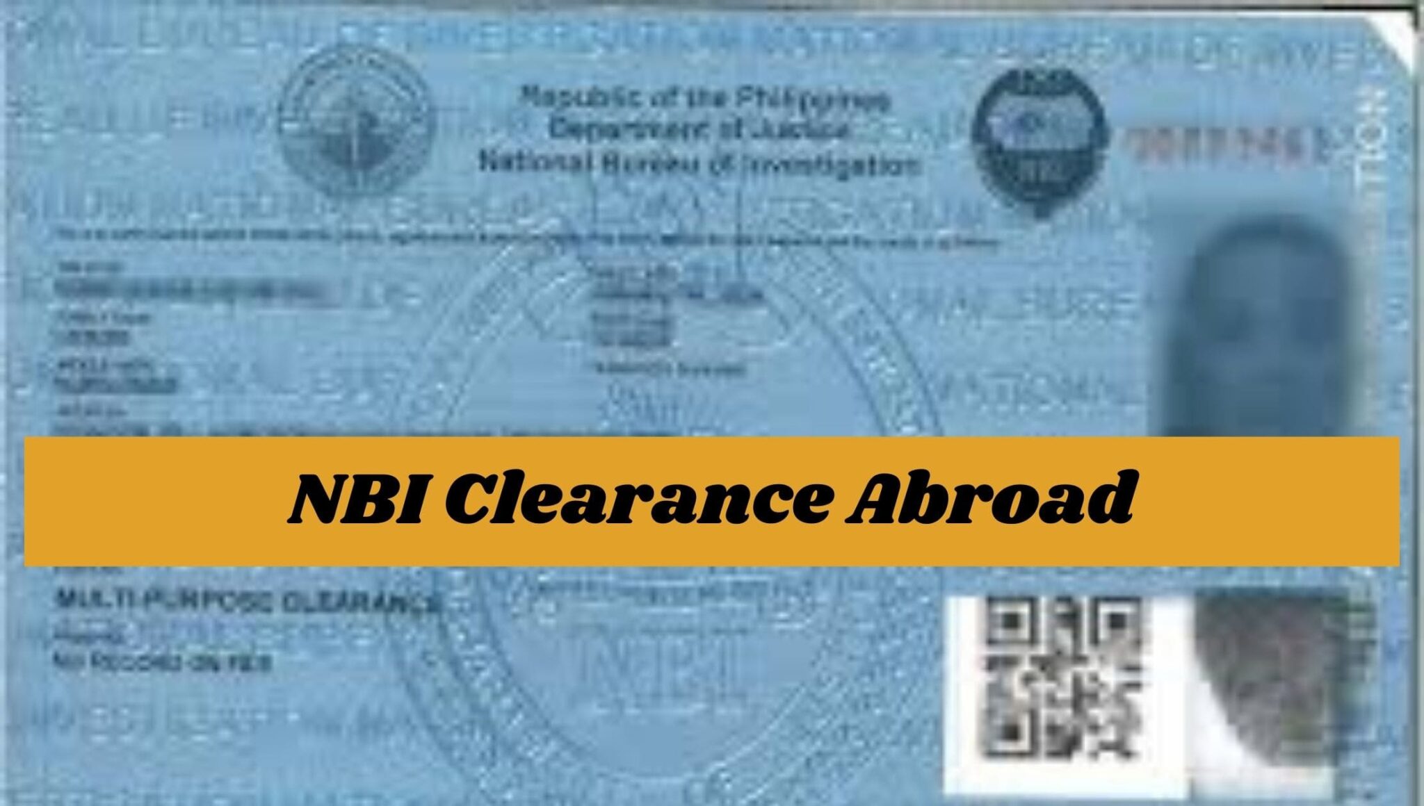 How to Get an NBI Clearance While Abroad