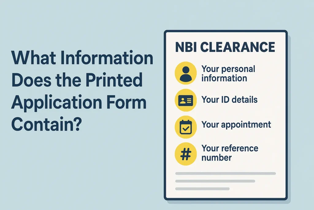 Do You Need to Print NBI Clearance Application Form?