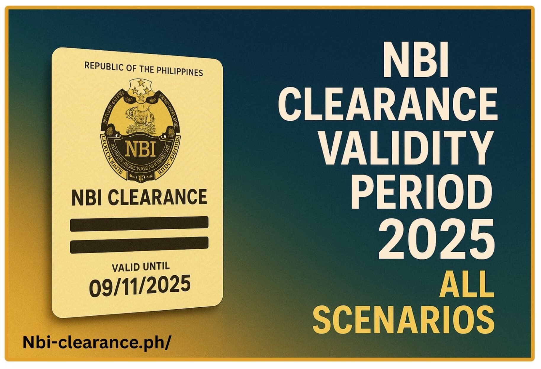 NBI Clearance Validity Period 2025 – Complete Latest Guide