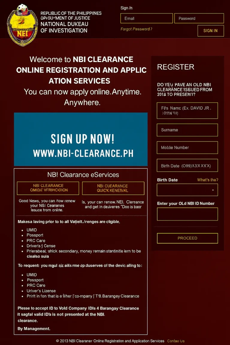 NBI Clearance Online – Apply For NBI Online Appointment 2025