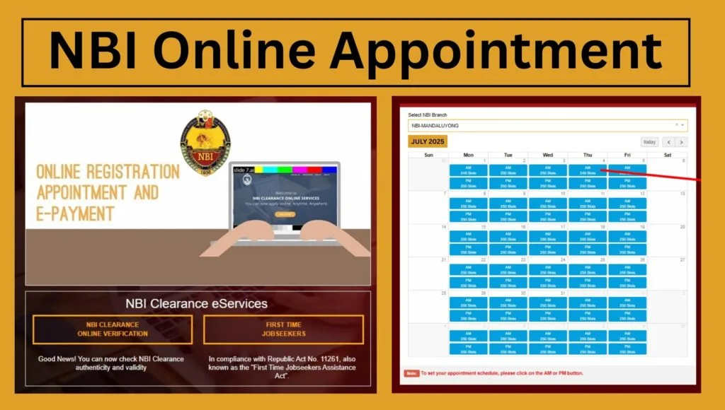 NBI Online Appointment – Book Your Slot Online 2025