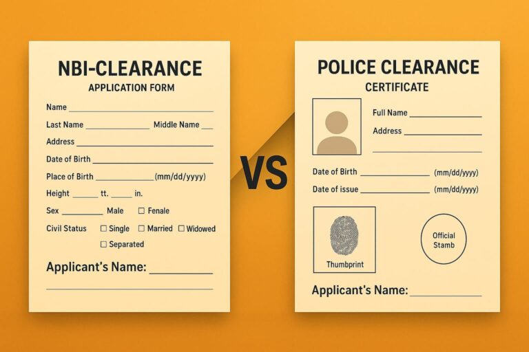 NBI vs Police Clearance Philippines – Key Differences